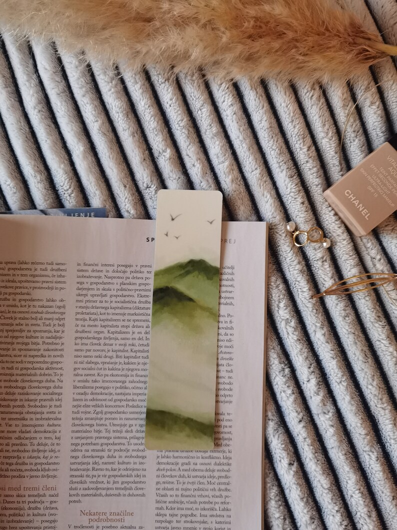 Printable Bookmarks, Watercolour Nature Art, Download, Digital Product ...