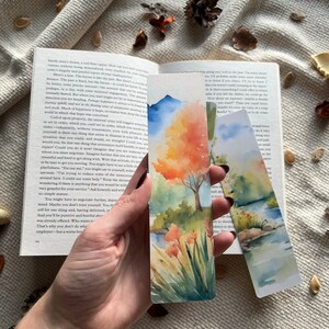 Printable Bookmarks, Nature Art, Download, Digital Product, PDF, Books ...