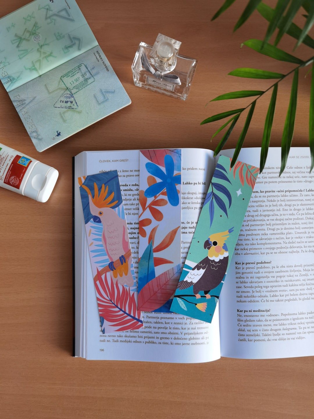 Printable Bookmarks, Summer, Tropical, Nature, Download, Digital ...