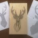 Simple Printable String Art Deer Template, Instant Download, Deer ...