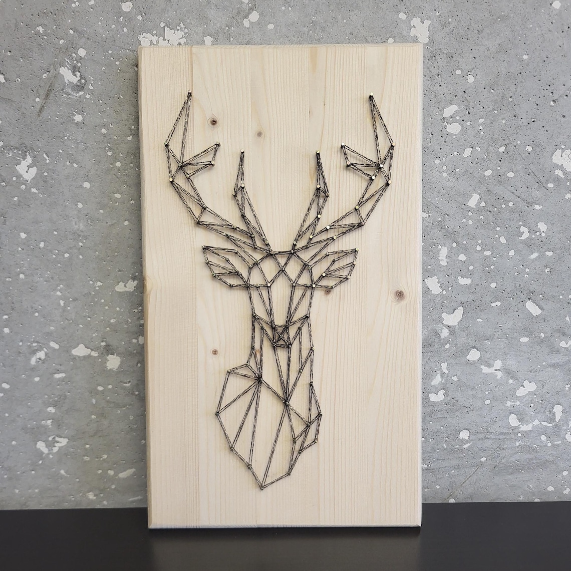 Simple Printable String Art Deer Template, Instant Download, Deer ...