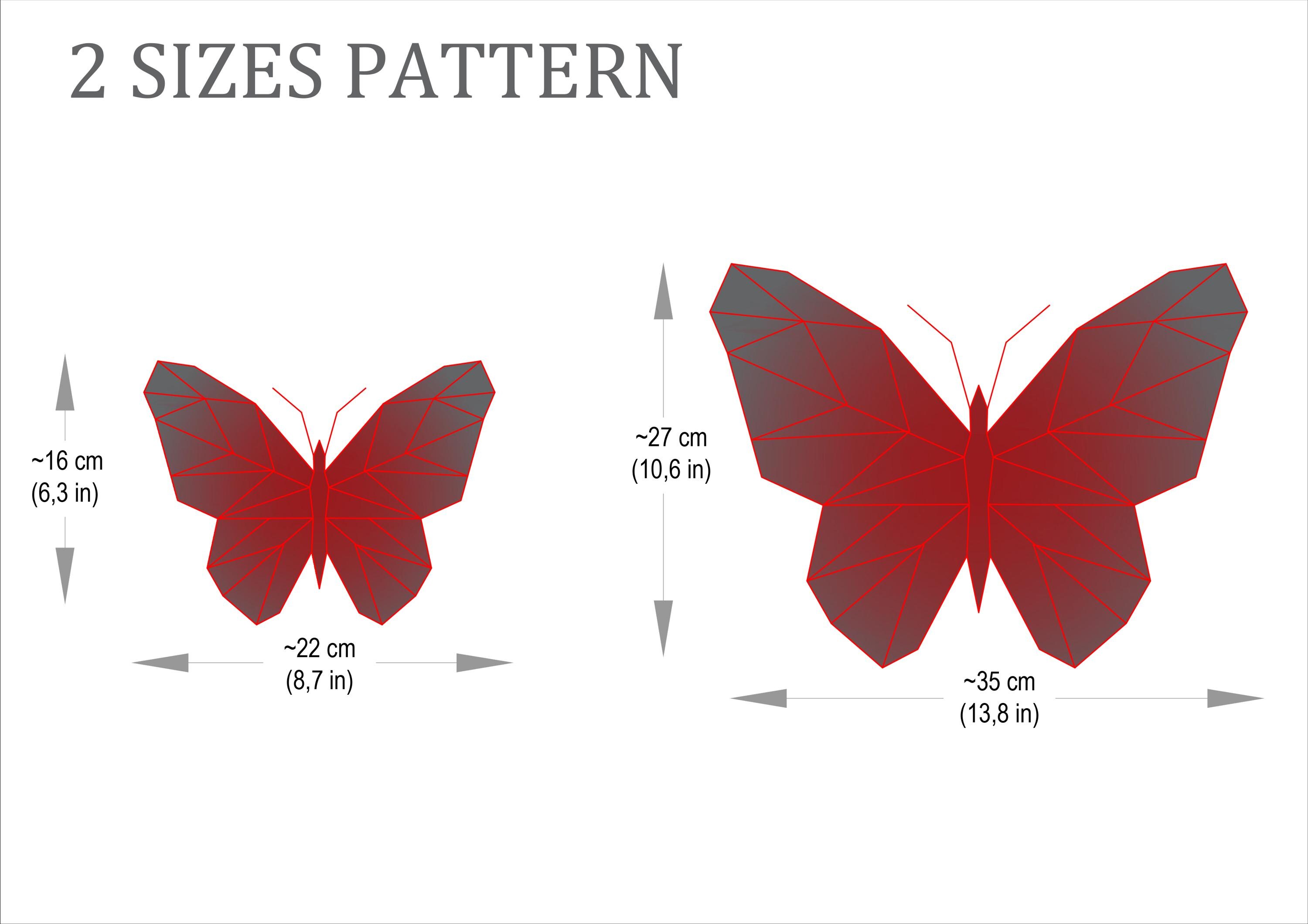 Simple Printable String Art Butterfly Template, Instant Download ...