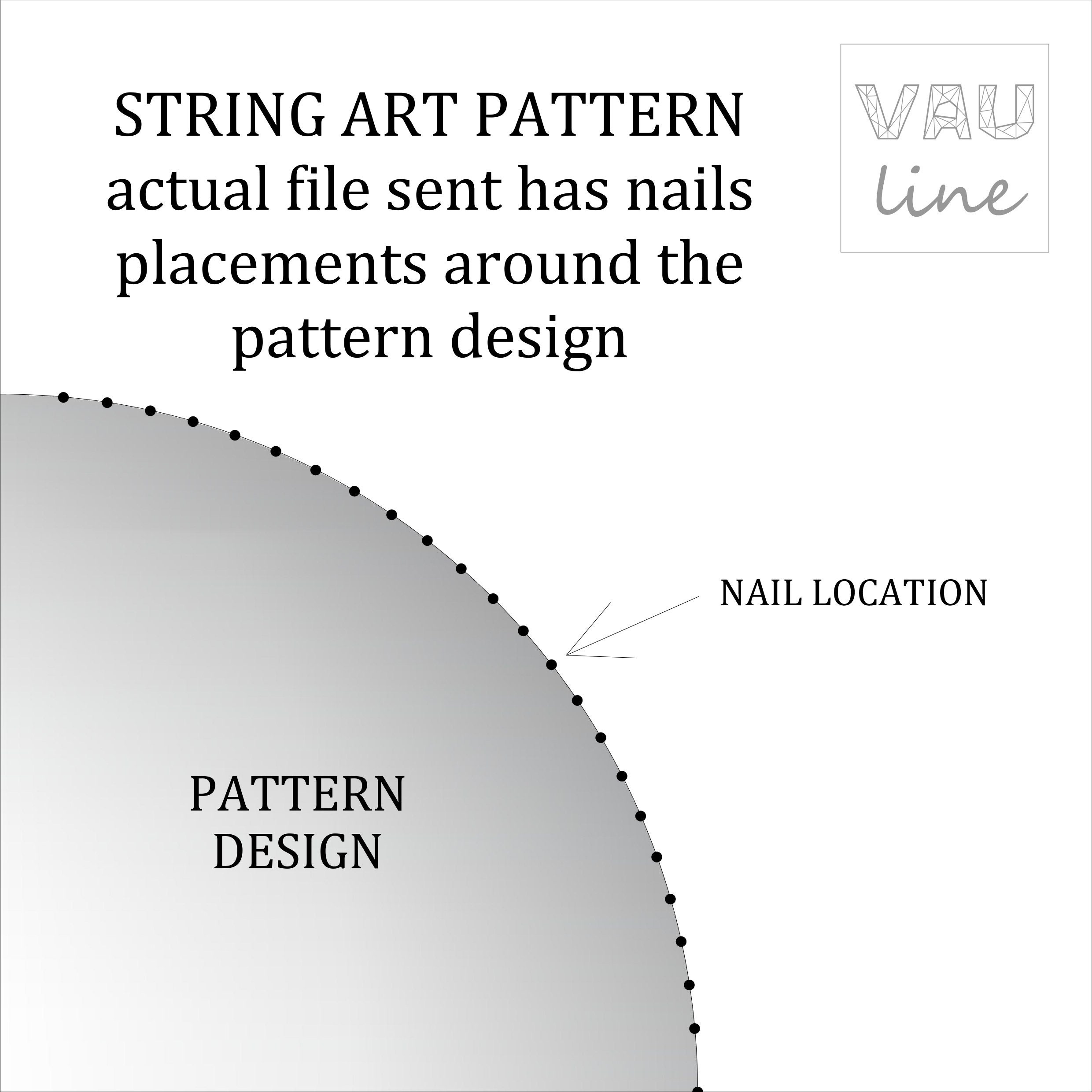 Simple Printable String Art Deer Template, Instant Download, Deer ...