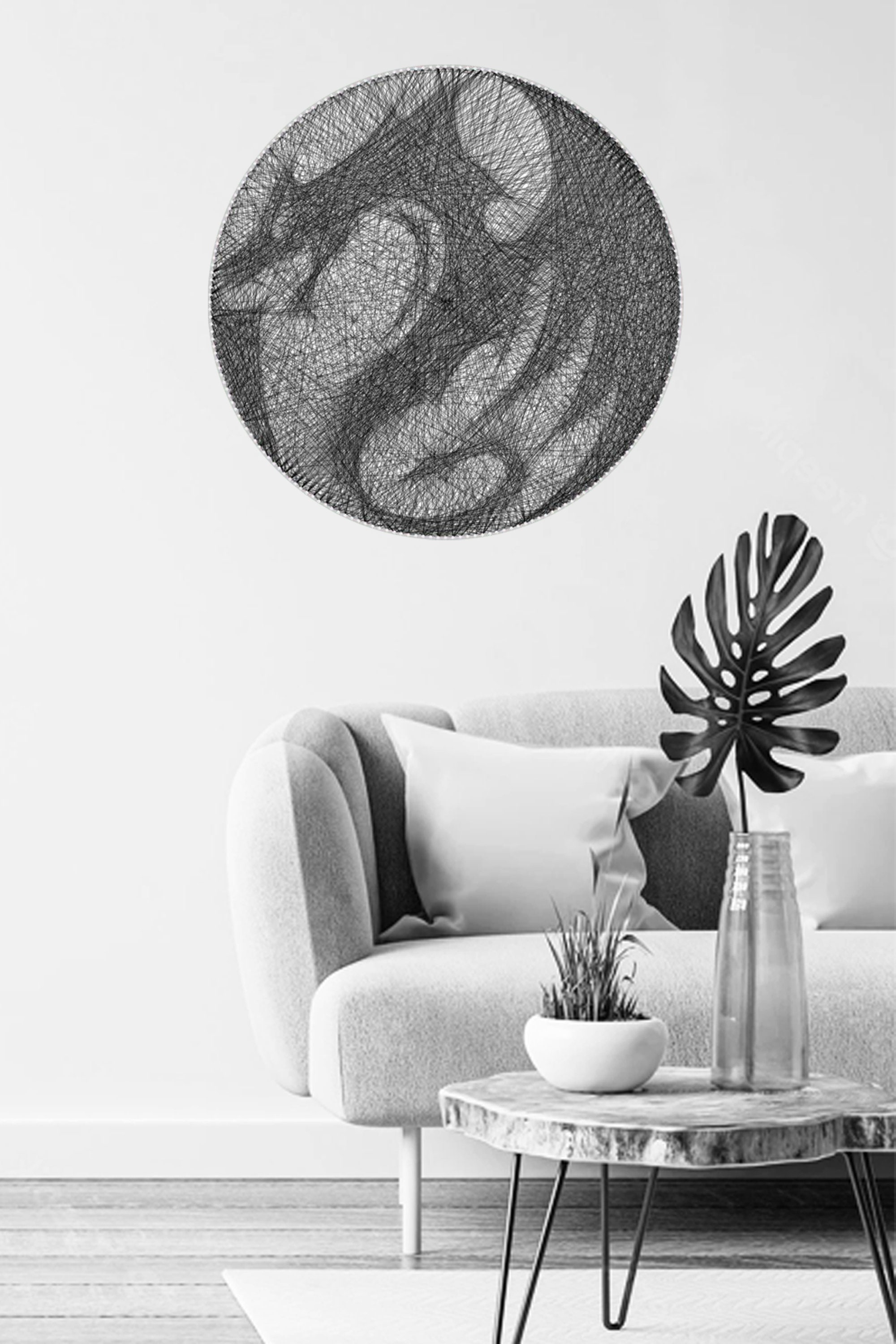 The Symbol of 2024 is the Dragon String Art DIY, Dragon Illustration ...