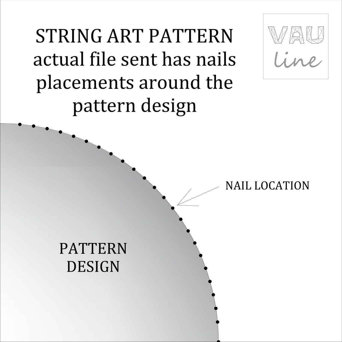 Simple Printable String Art Skull Template, Instant Download, Skull ...