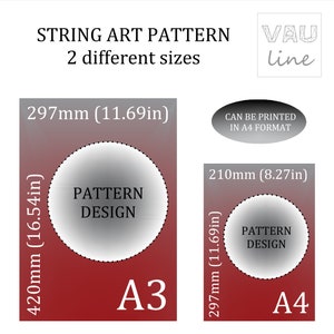 Simple Printable String Art Cat Template, Instant Download, Cat Layout ...