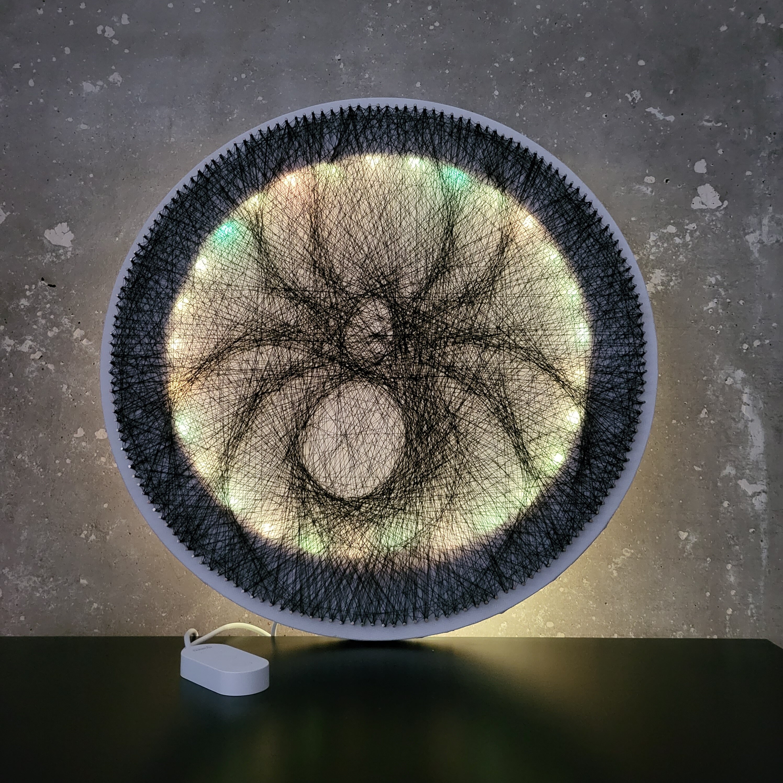 String Art, Spider Finished Artwork, Nightlight, Lighting - Etsy