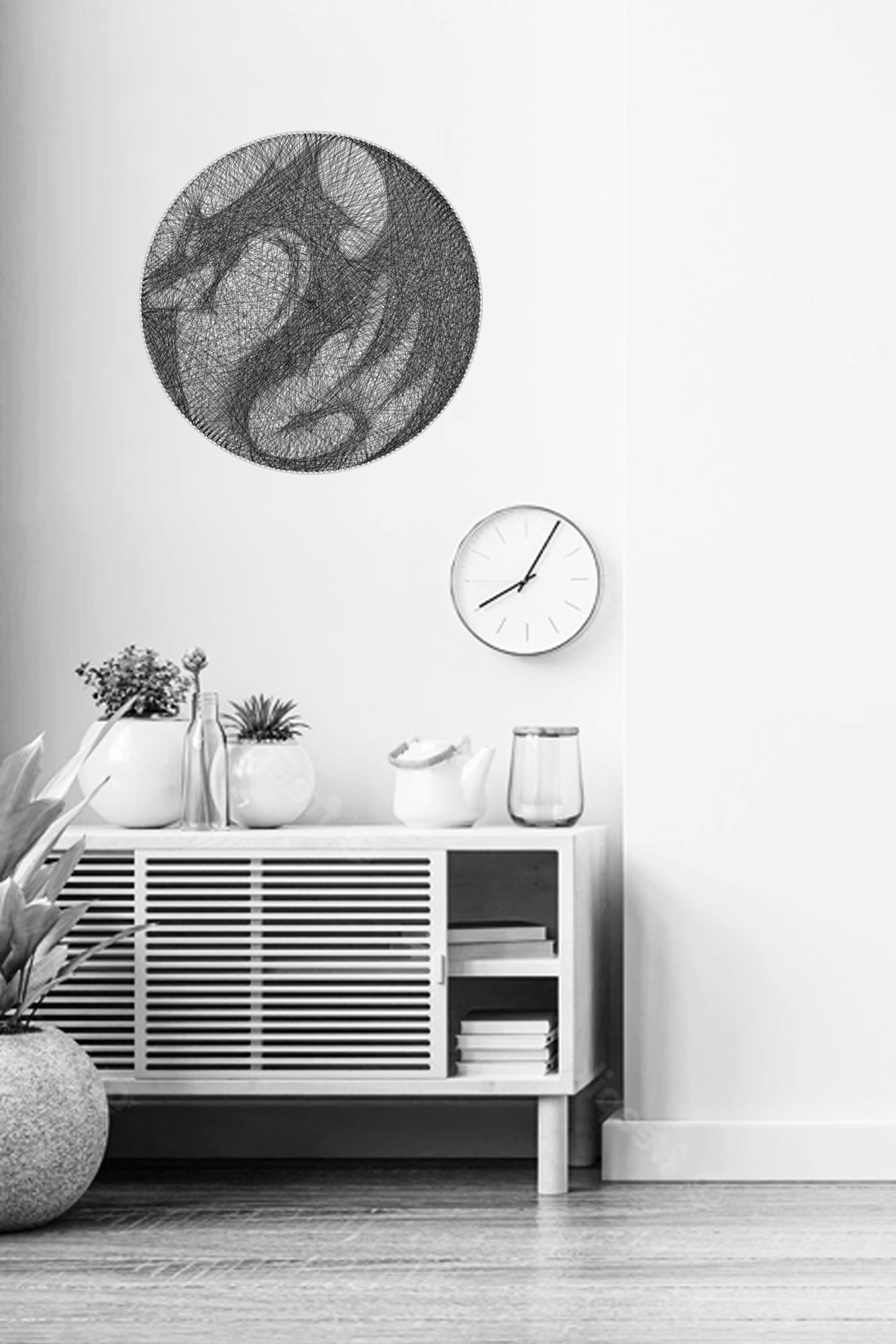 The Symbol of 2024 is the Dragon String Art DIY, Dragon Illustration ...