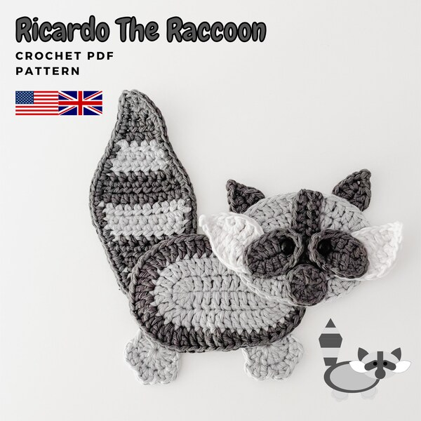 Crochet Raccoon - Etsy