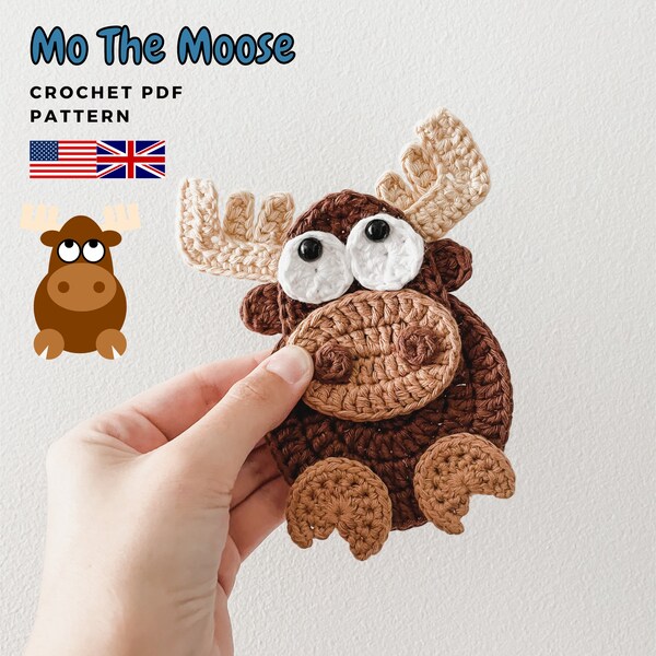 Moose Applique - Etsy