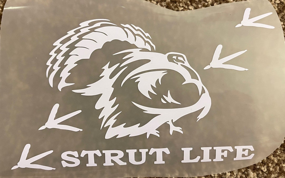 Strut Life Turkey Decal - Etsy