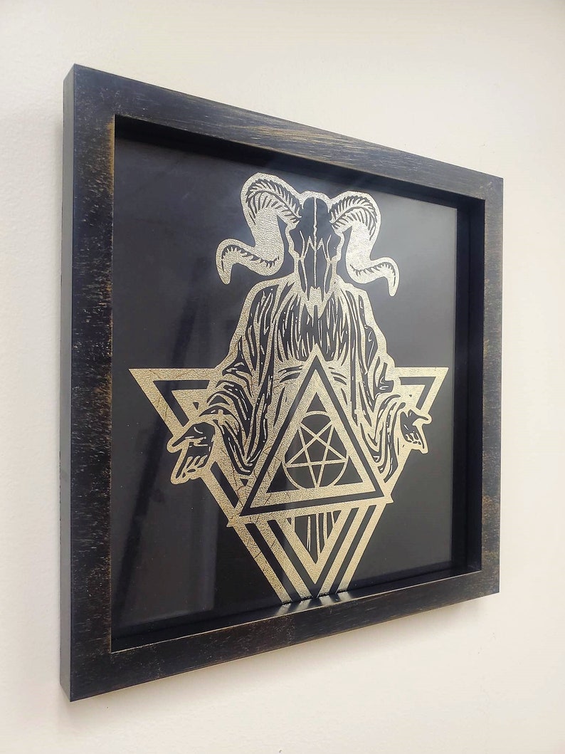 Golden Baphomet - Etsy