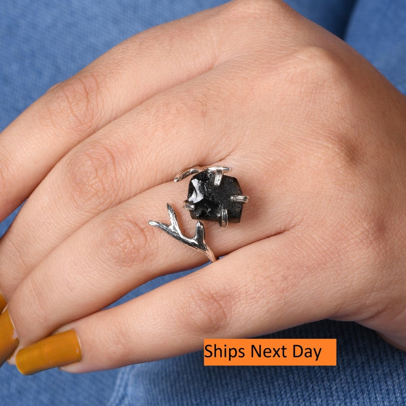 Obsidian Rings - Etsy