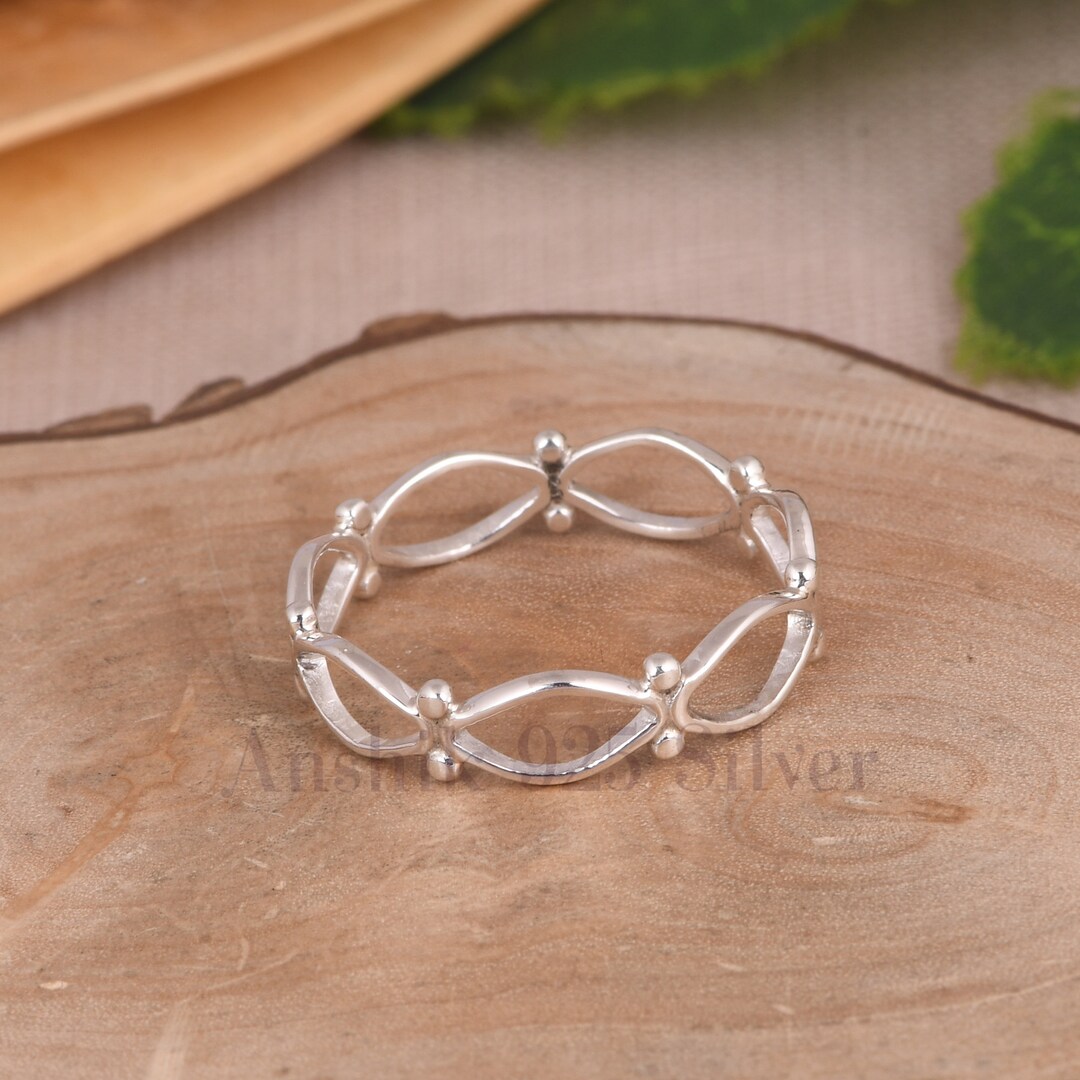 Designer Band Ring - Beautiful Minimalist Ring - 925 Sterling Silver ...
