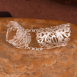 Simple Designer Ring Full Finger Ring 925 Silver Handmade - Etsy