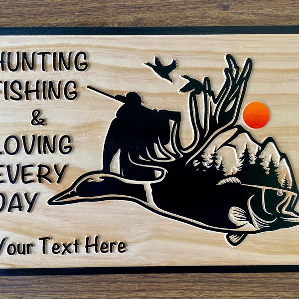 Hunting Fishing Signs - Etsy