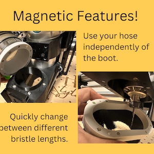 CNC Dust Boot With Laser MS8040L Digital STL Files, 80mm Body 4in Hose ...