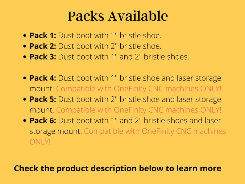 CNC Dust Boot With Laser Bracket MS6540L, 65mm Body 4in Hose, 3D ...