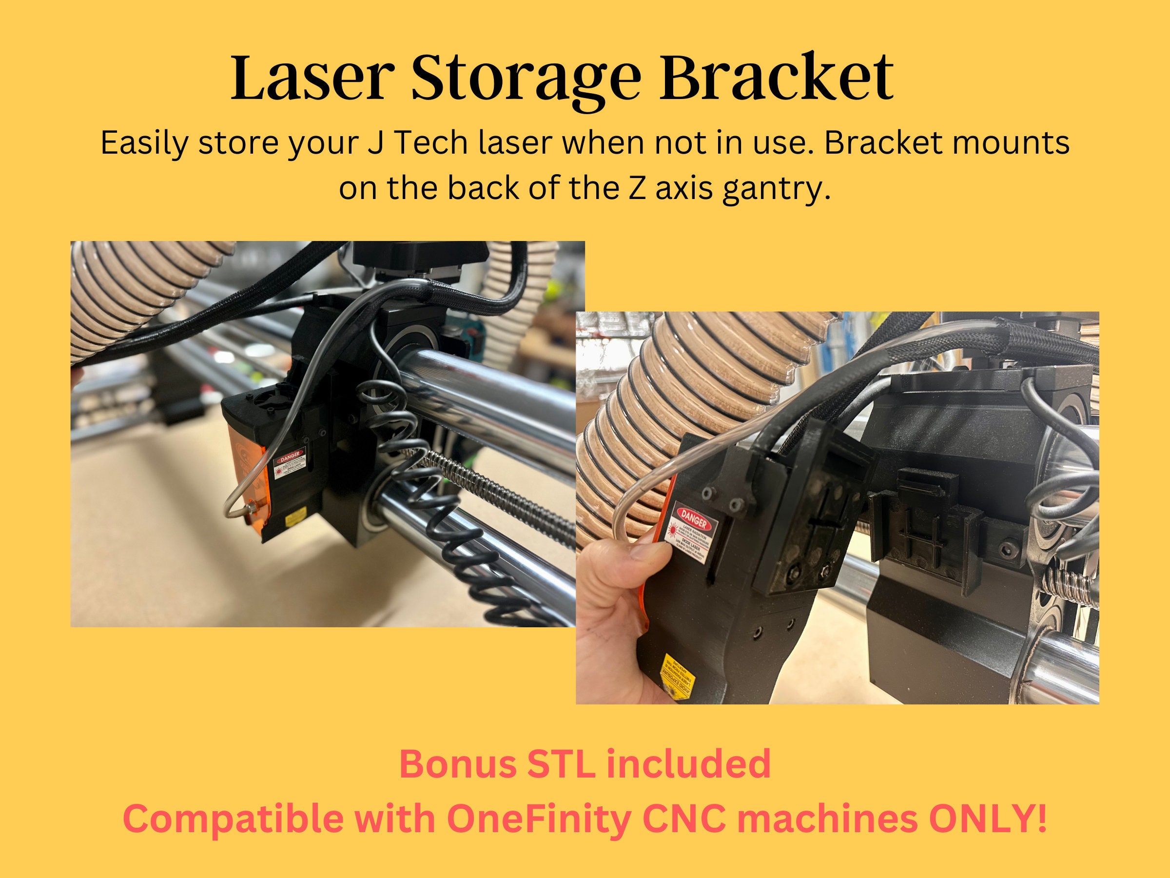 CNC Dust Boot With Laser MS8025L Digital STL Files 80mm Body - Etsy