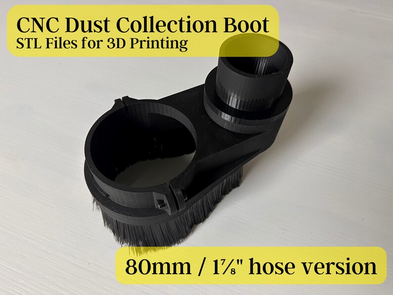 CNC Dust Boot MS8025 Digital STL Files 80mm Body 1-7/8in - Etsy