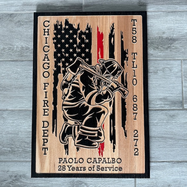 Firefighter Sign - Etsy