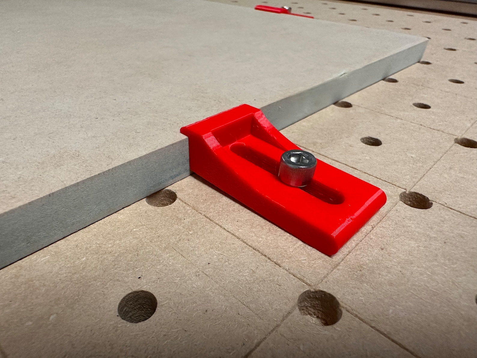 CNC Toe Clamps Low Profile, 3D Printed CNC Down Side Pressure Clamps ...