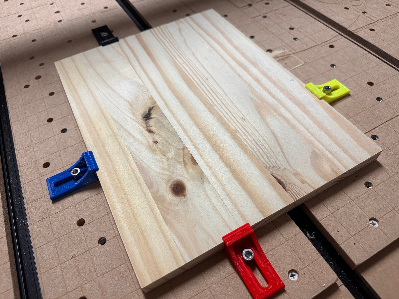 CNC Toe Clamps Low Profile, 3D Printed CNC Down Side Pressure Clamps ...