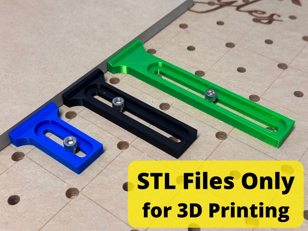 CNC Side Clamps Low Profile Digital Files, 3D Printed CNC Clamps and ...