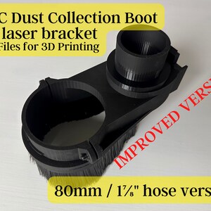 CNC Dust Boot With Laser MS8025L Digital STL Files, 80mm Body 1-7/8in ...