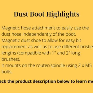 CNC Dust Boot MS8040 Digital STL Files, 80mm Body 4in Hose, 3D Printed ...
