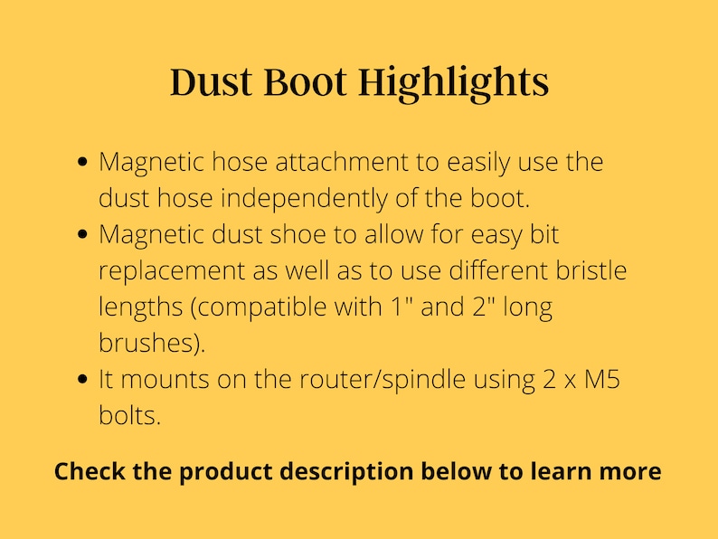 CNC Dust Boot MS6540 Digital STL Files 65mm Body 4in Hose 3D - Etsy