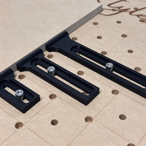CNC Side Clamps Low Profile, 3D Printed CNC Clamps and Fences With Bolt ...