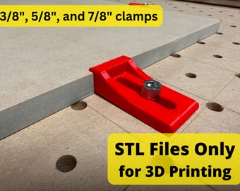 Low Profile CNC Toe Clamp Digital File - Etsy