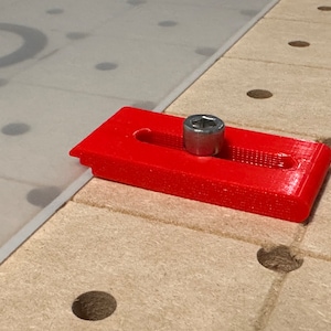 CNC Toe Clamps Low Profile, 3D Printed CNC Down Side Pressure Clamps ...