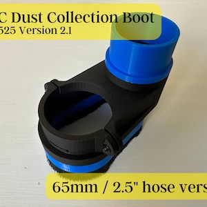 CNC Dust Boot MS6525, 65mm Body 2.5in Hose, 3D Printed CNC Dust Shoe ...