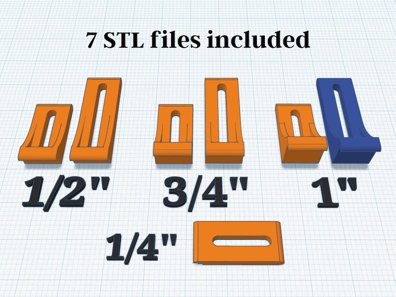 CNC Toe Clamps Low Profile STL Digital File 3D Printed CNC - Etsy