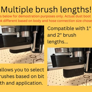 CNC Dust Boot With Laser MS8040L Digital STL Files, 80mm Body 4in Hose ...