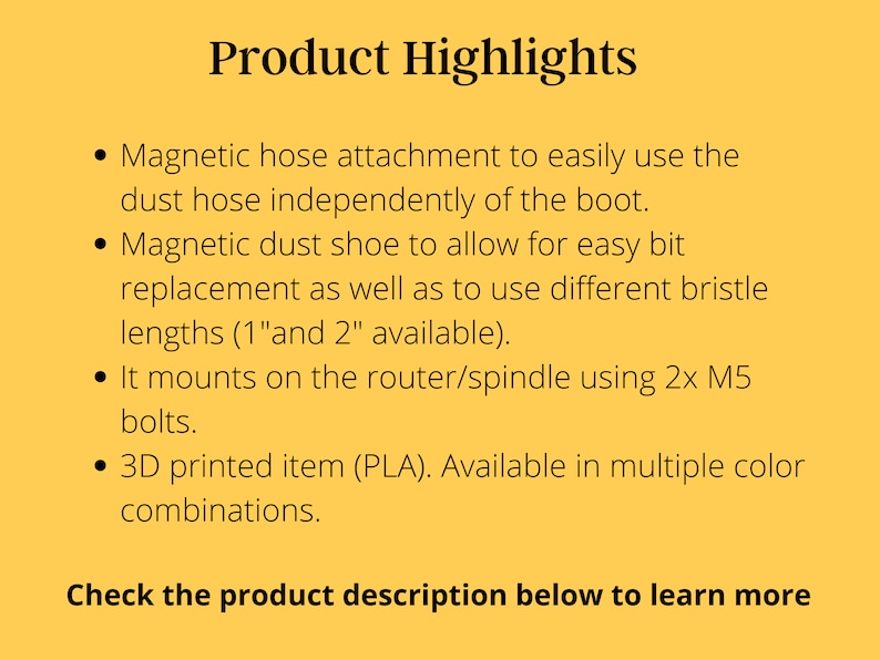 CNC Dust Boot MS8040 80mm Body 4in Hose 3D Printed CNC Dust - Etsy