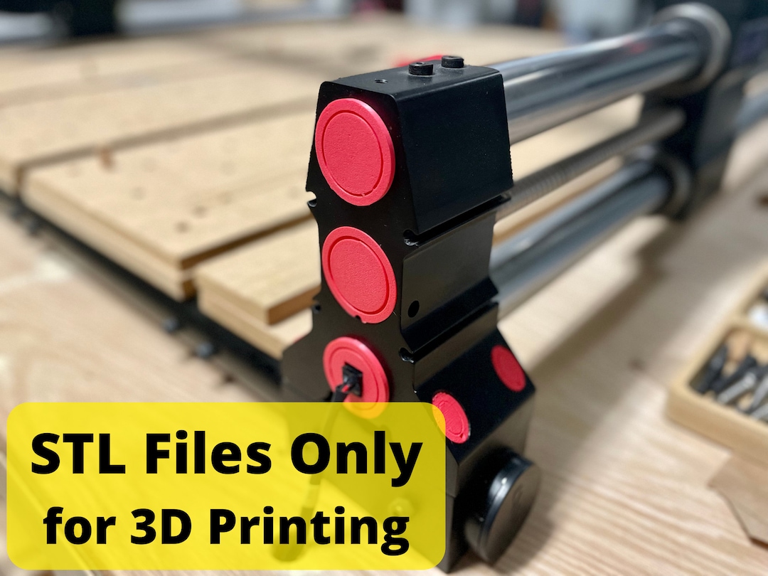 Onefinity X-50 End Caps and Plugs Digital Files, 3D Printed 1F X-50 CNC ...