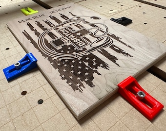 CNC Toe Clamps Low Profile, STL Digital File, 3D Printed CNC Down Side ...