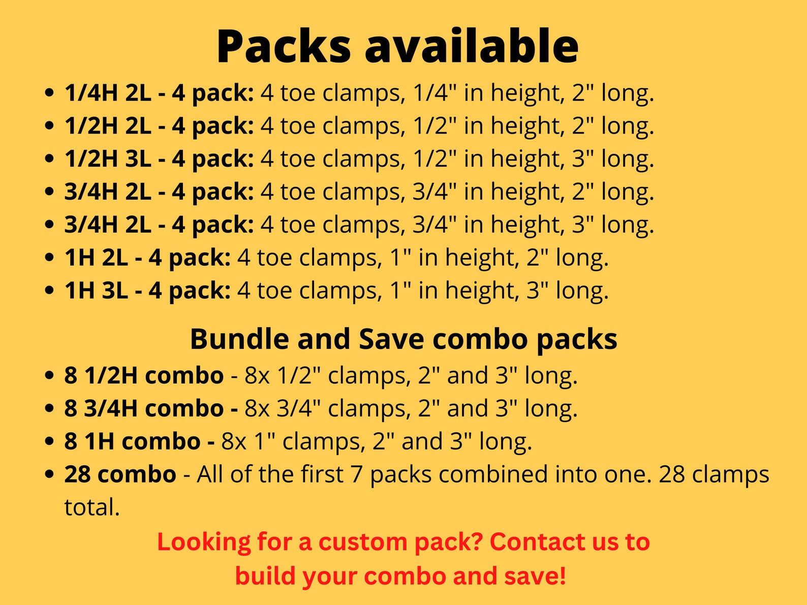 CNC Toe Clamps Low Profile, 3D Printed CNC Down Side Pressure Clamps ...