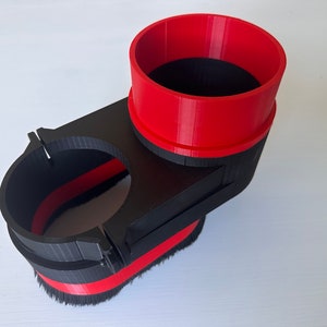 CNC Dust Boot MS8040 Digital STL Files, 80mm Body 4in Hose, 3D Printed ...