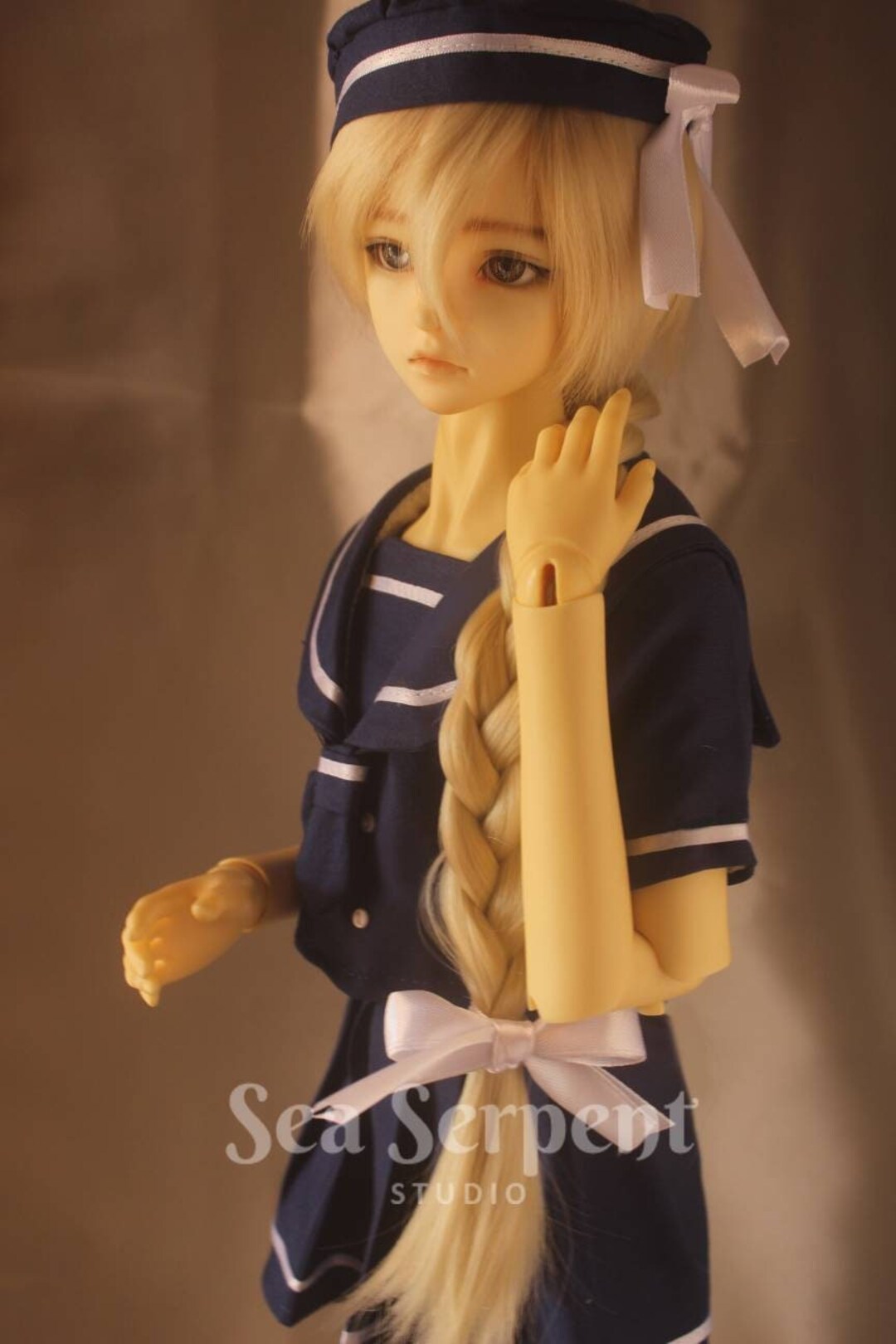 BJD Sailor Uniform Outfit School Clothes Cosplay Navy SD13 for - Etsy