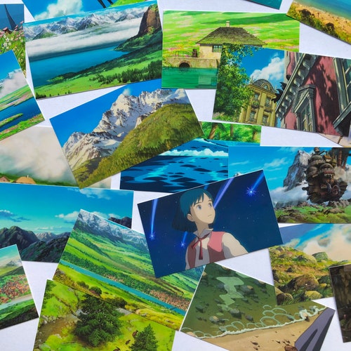 Anime Background Stickers Aesthetic Stickers Anime - Etsy