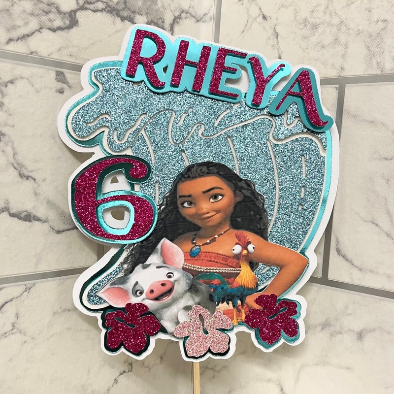 Moana Cake Topper - Etsy