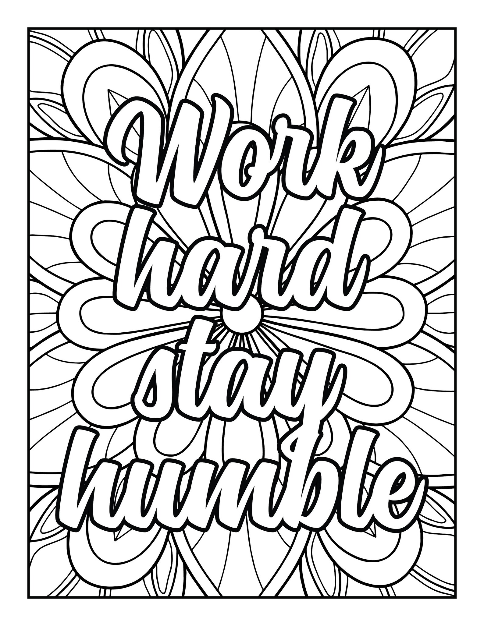 100 Motivational Inspirational Coloring Pages - Etsy