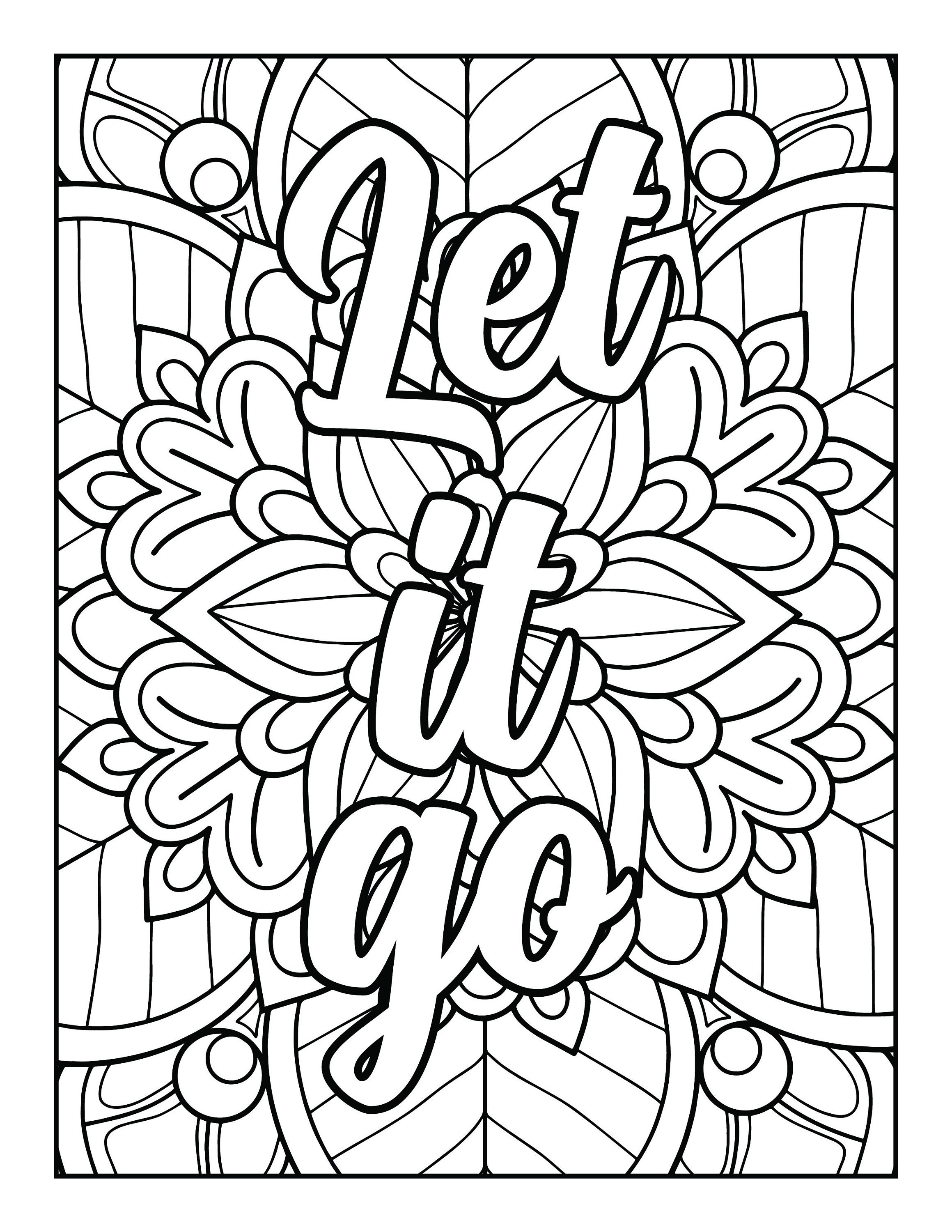 100 Motivational Inspirational Coloring Pages - Etsy