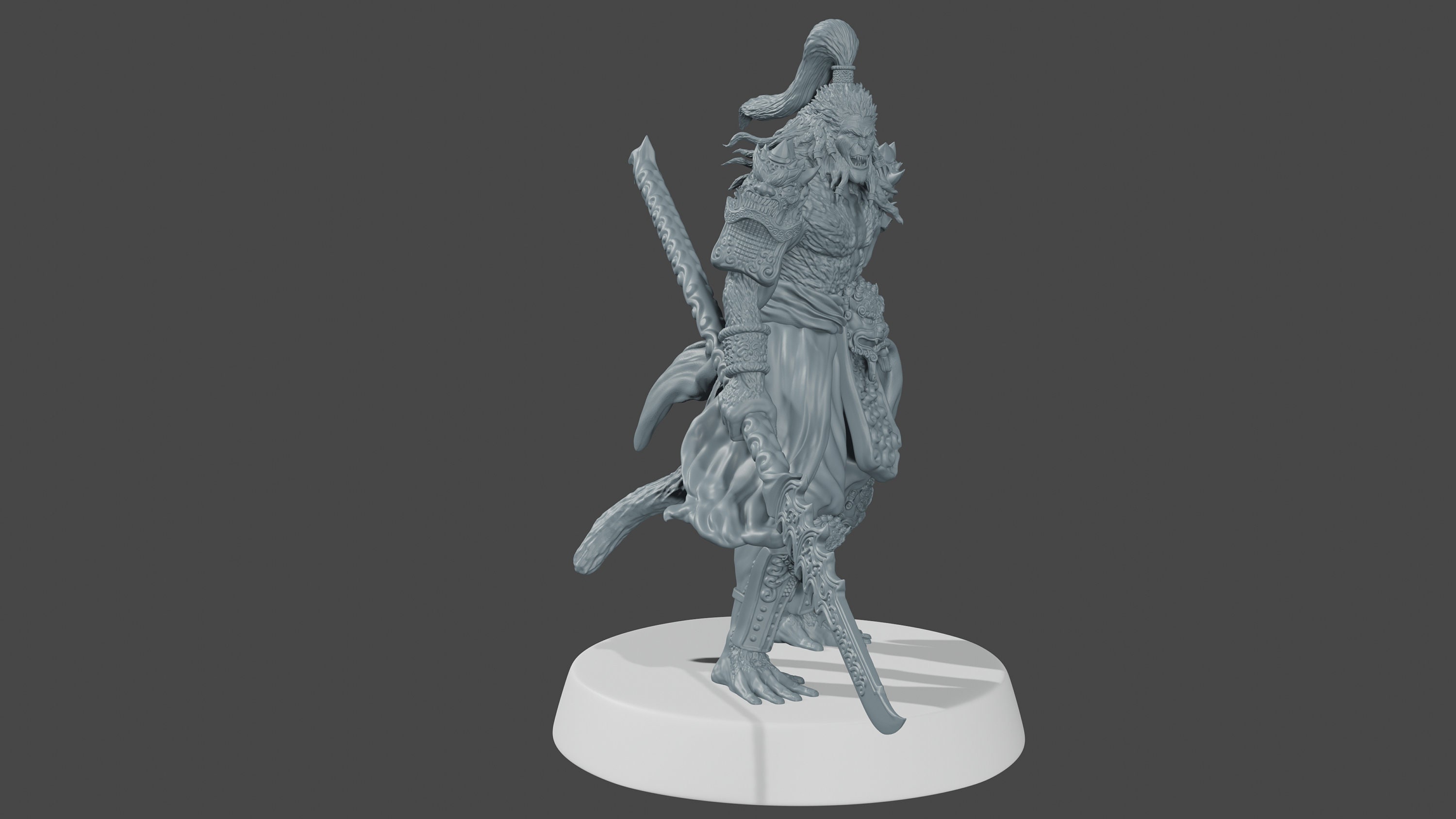 Wukong 3D Print STL File Unsupported - Etsy