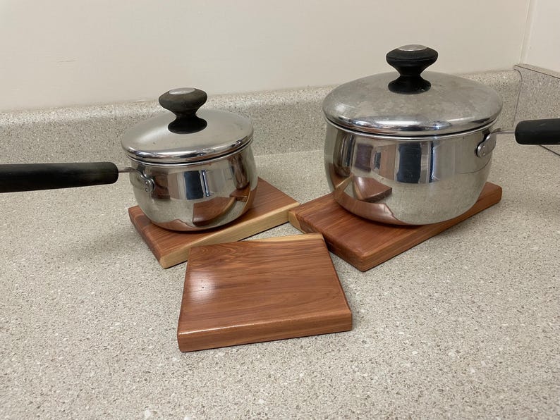 Trivets Made From Red Cedar, Set of 3 - Etsy