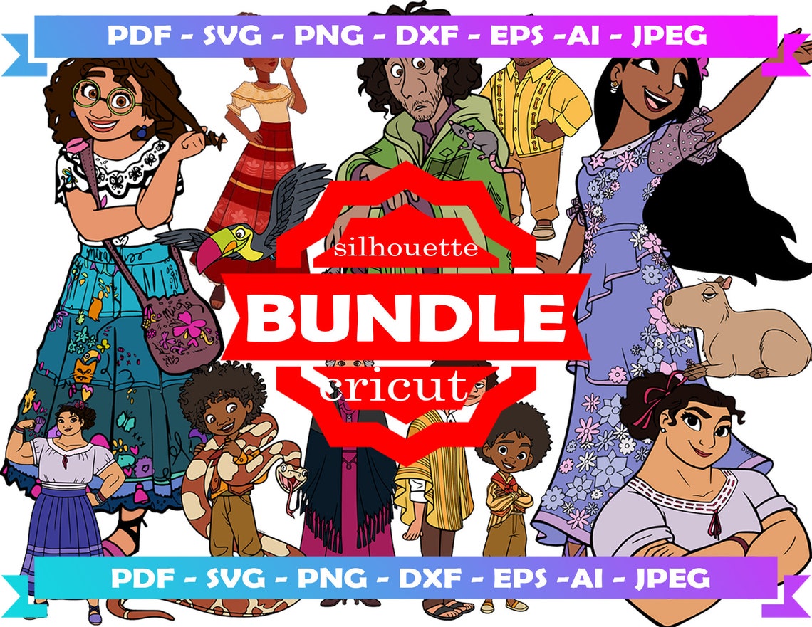 Encanto Svg, Encanto Birthday, Encanto Bundle SVG , Mirabel Svg, Luisa ...